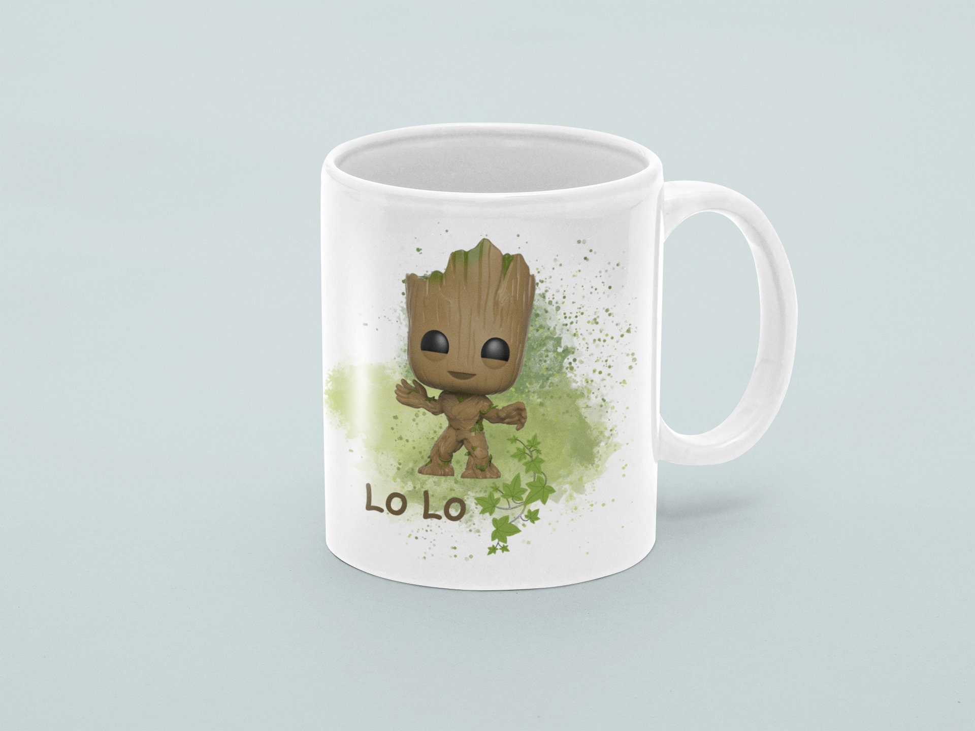 Groot Avengers Inspired Mug, Kids Mug, Groot Mug, Baby Groot Hand Drawn ...