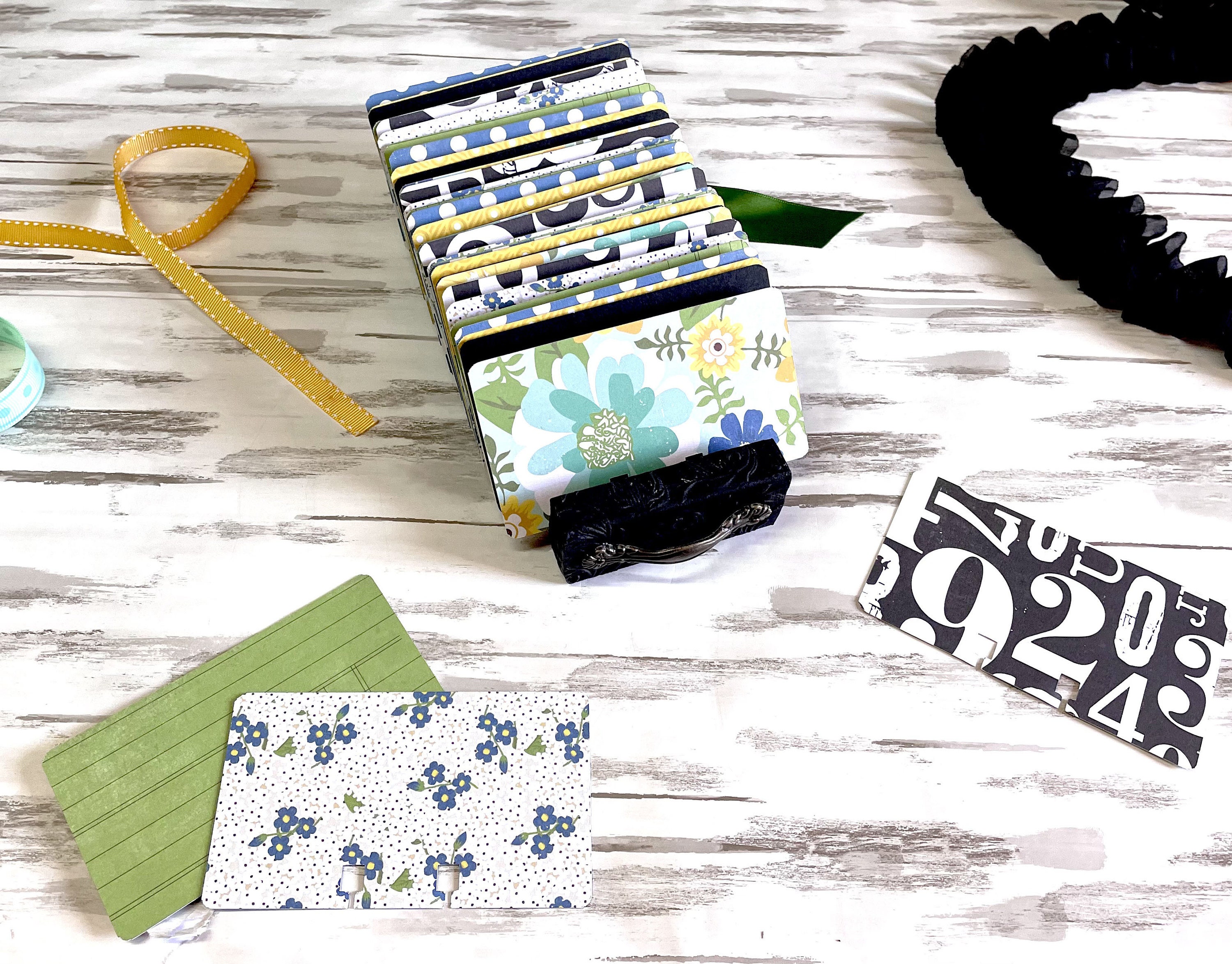 Memorydex Card Holder With Cards Rolodex Style Artdex - Etsy