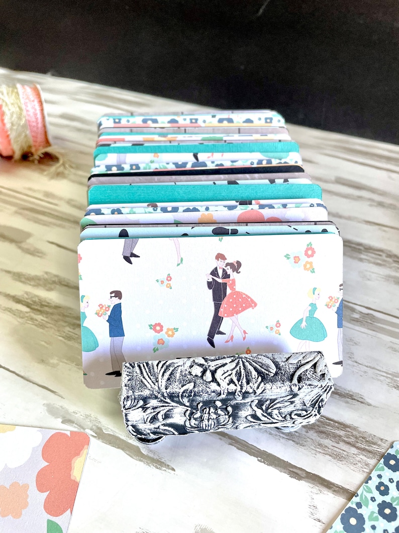 Memorydex Card Holder With Cards Rolodex Style Artdex - Etsy
