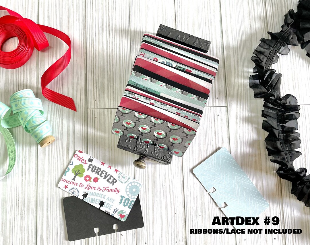 Memorydex Card Holder With Cards Rolodex Style Artdex - Etsy
