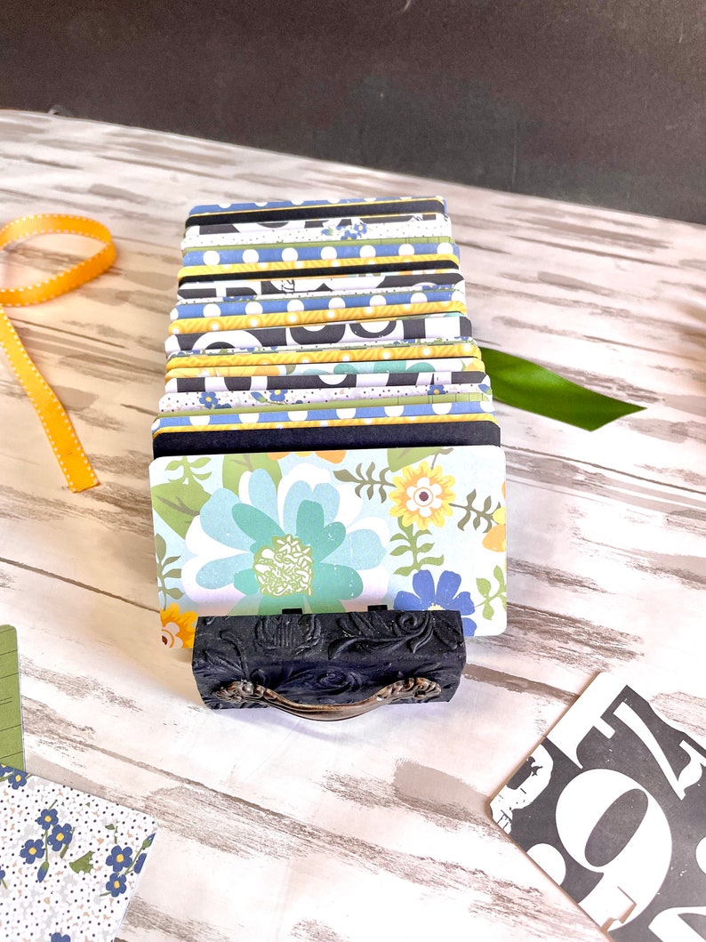 Memorydex Card Holder With Cards Rolodex Style Artdex - Etsy