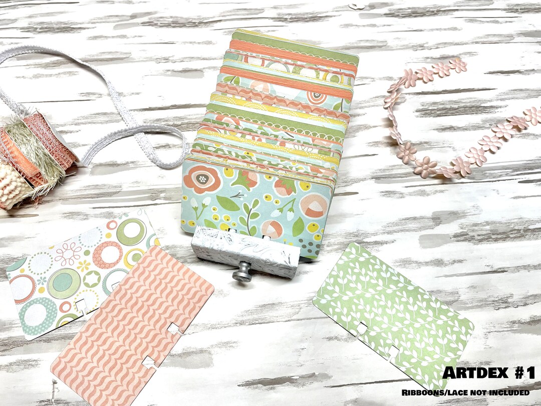 Memorydex Card Holder With Cards Rolodex Style Artdex - Etsy