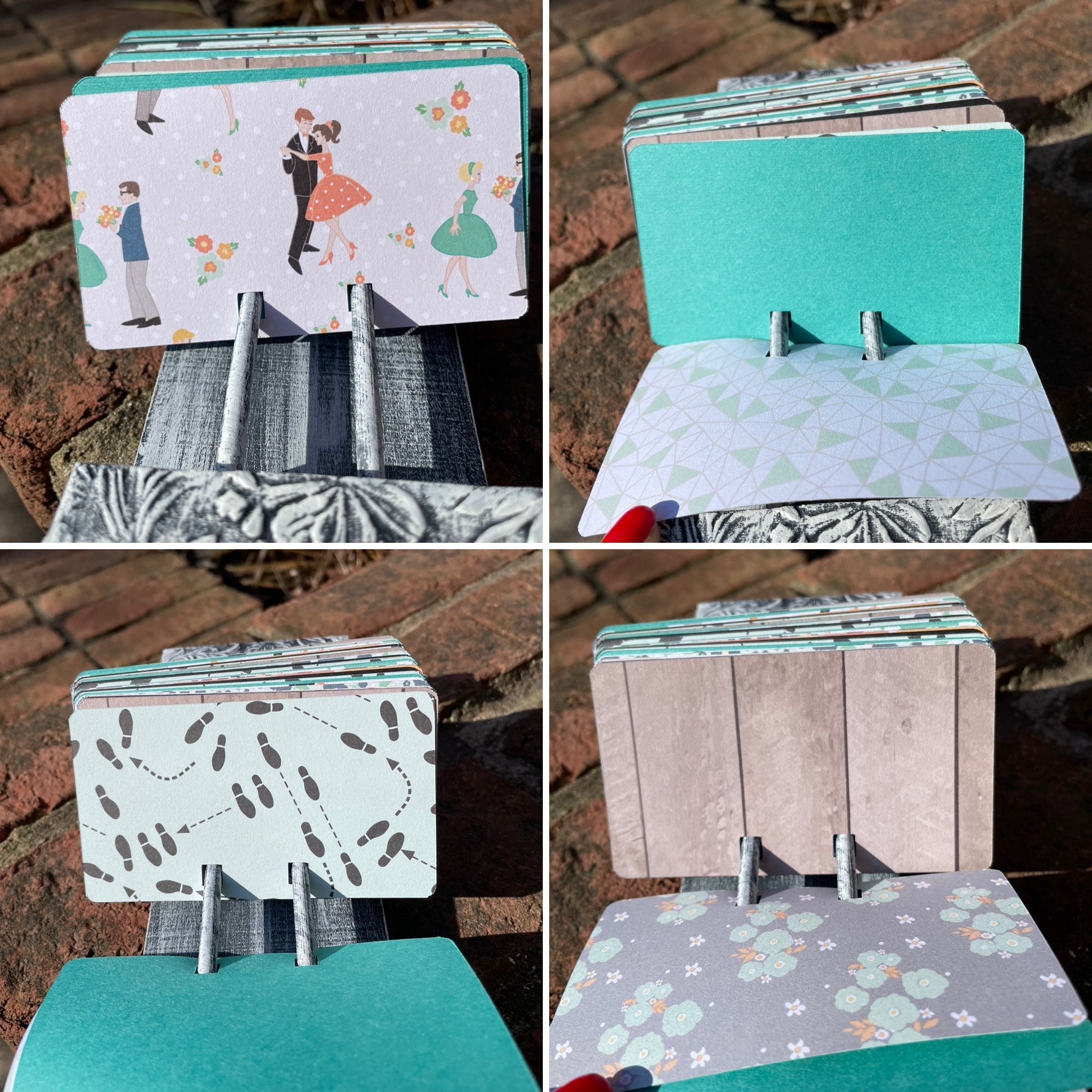 Memorydex Card Holder With Cards Rolodex Style Artdex - Etsy