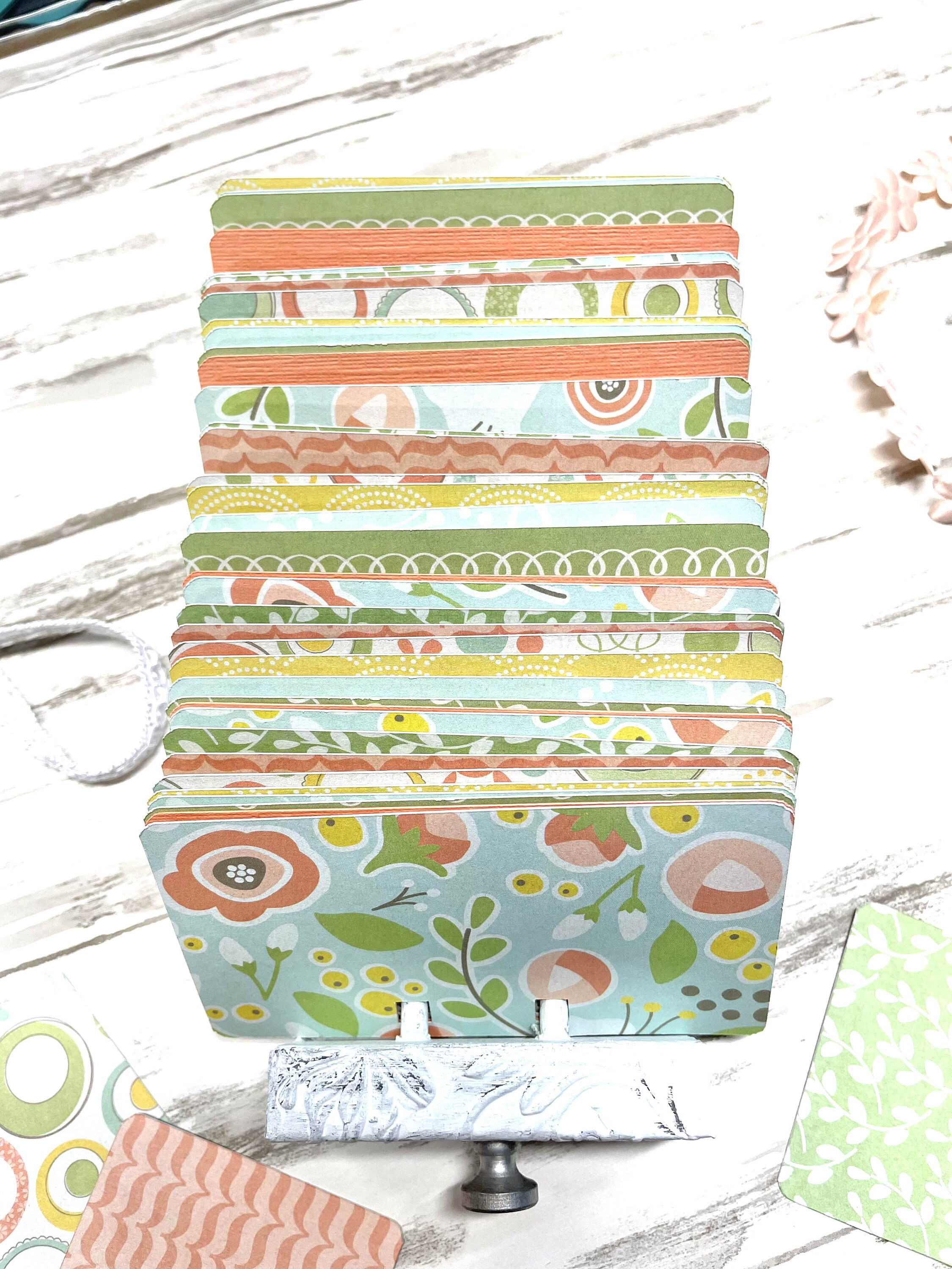 Memorydex Card Holder With Cards Rolodex Style Artdex - Etsy