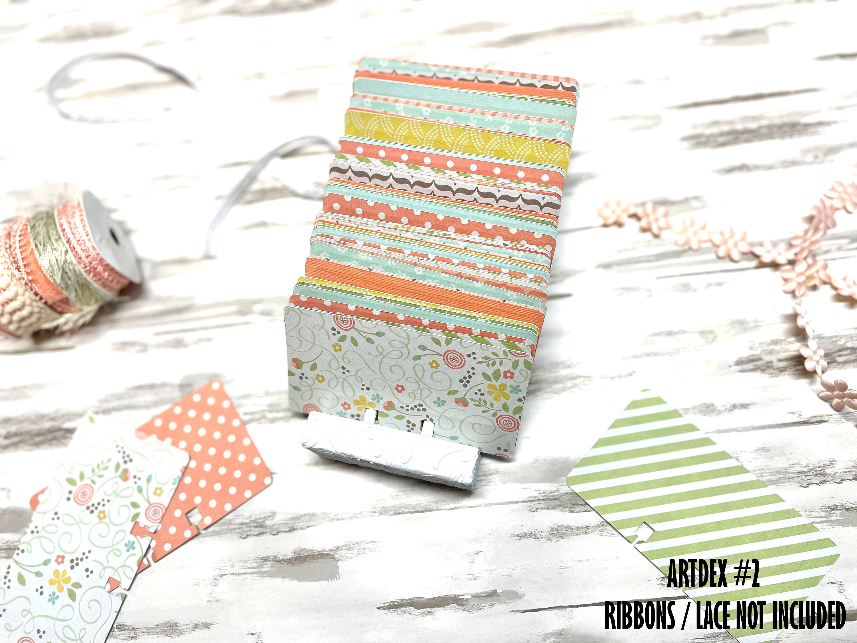 Memorydex Card Holder With Cards Rolodex Style Artdex - Etsy