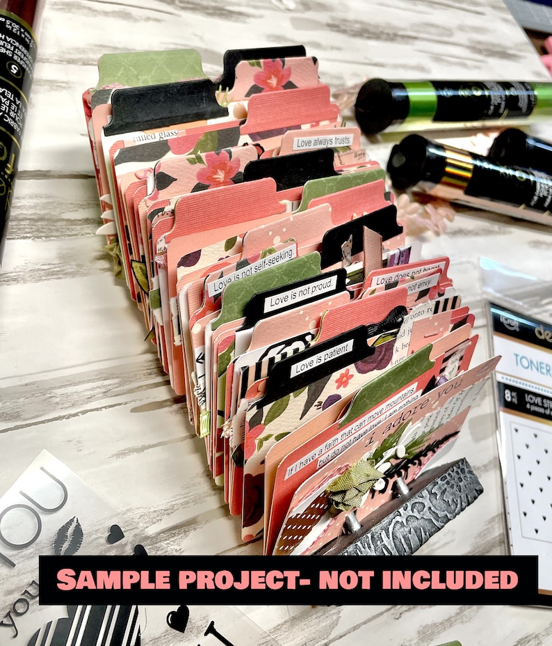 Memorydex Card Holder With Cards Rolodex Style Artdex - Etsy