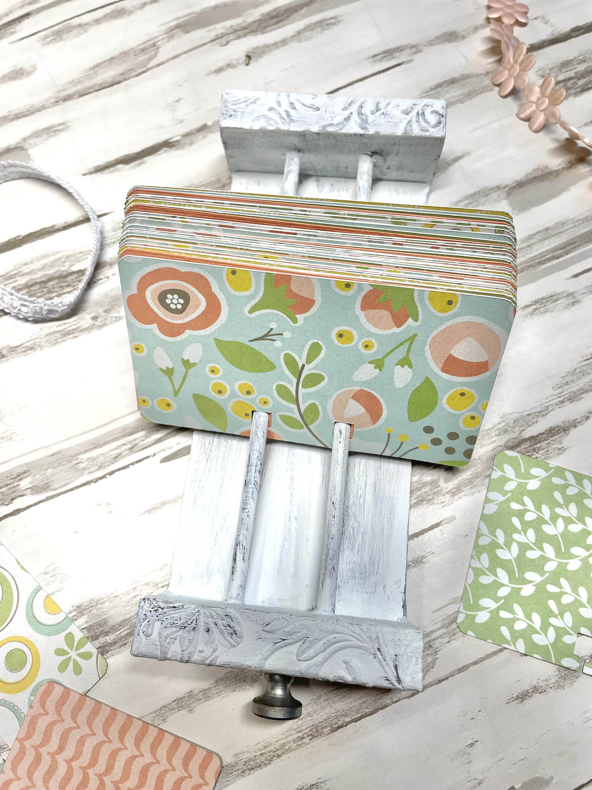 Memorydex Card Holder With Cards Rolodex Style Artdex - Etsy