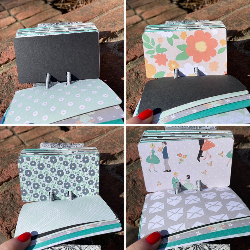 Memorydex Card Holder With Cards Rolodex Style Artdex - Etsy