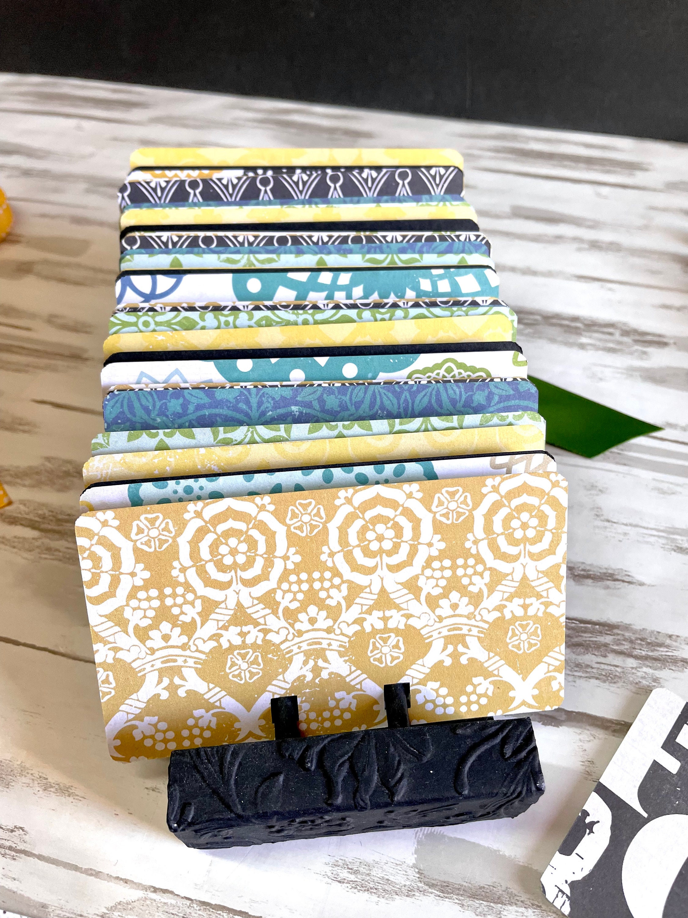 Memorydex Card Holder With Cards Rolodex Style Artdex - Etsy