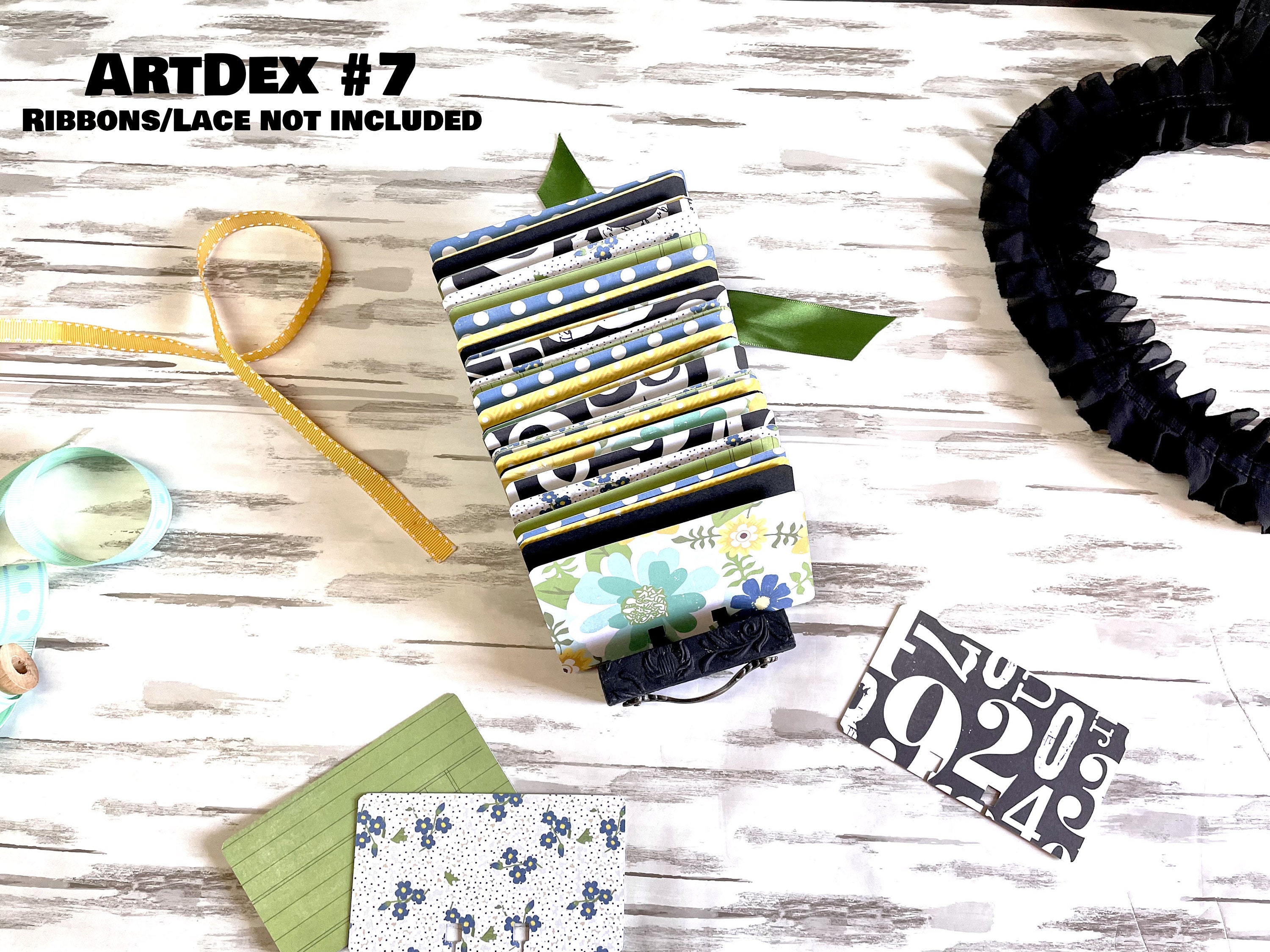 Memorydex Card Holder With Cards Rolodex Style Artdex - Etsy