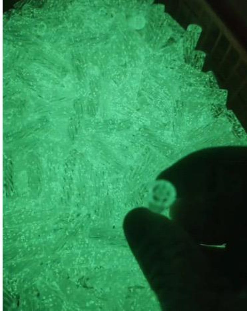 GLOW in the DARK UV Reactive Vortex Filter: Custom Handmade 10x30mm ...