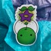 Junimo and Stardrop GLITTER Sticker - Etsy
