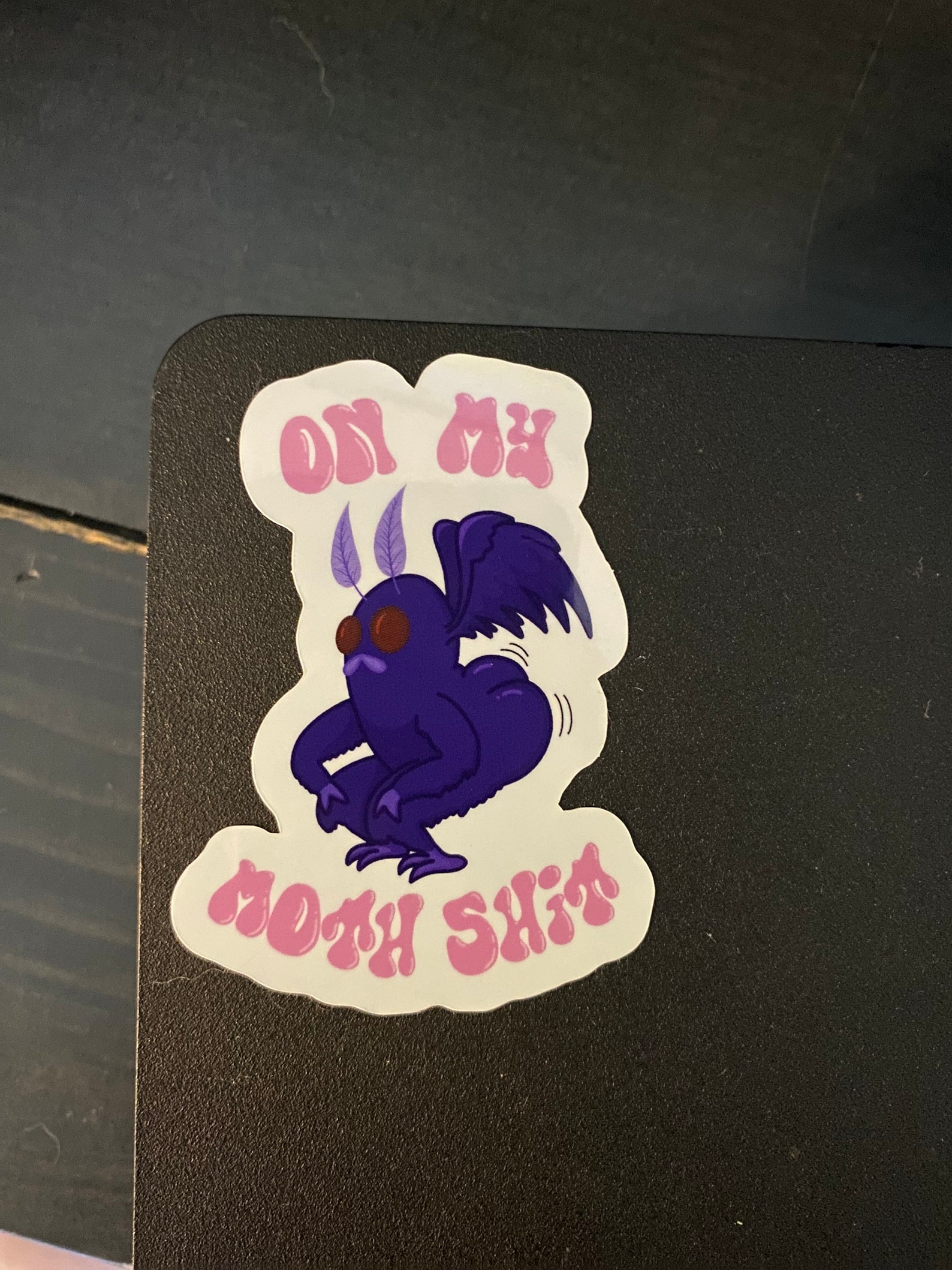 Thicc Mothman Sticker, Mothman Sticker, Cryptid Stickers, Funny ...