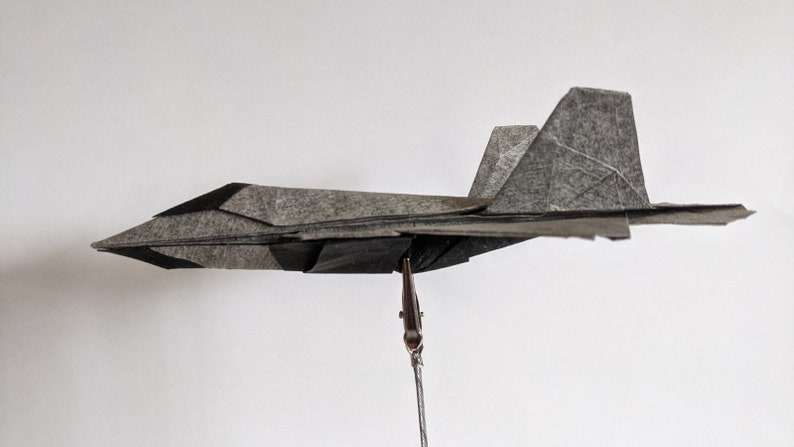 Origami F-22 Raptor - Etsy