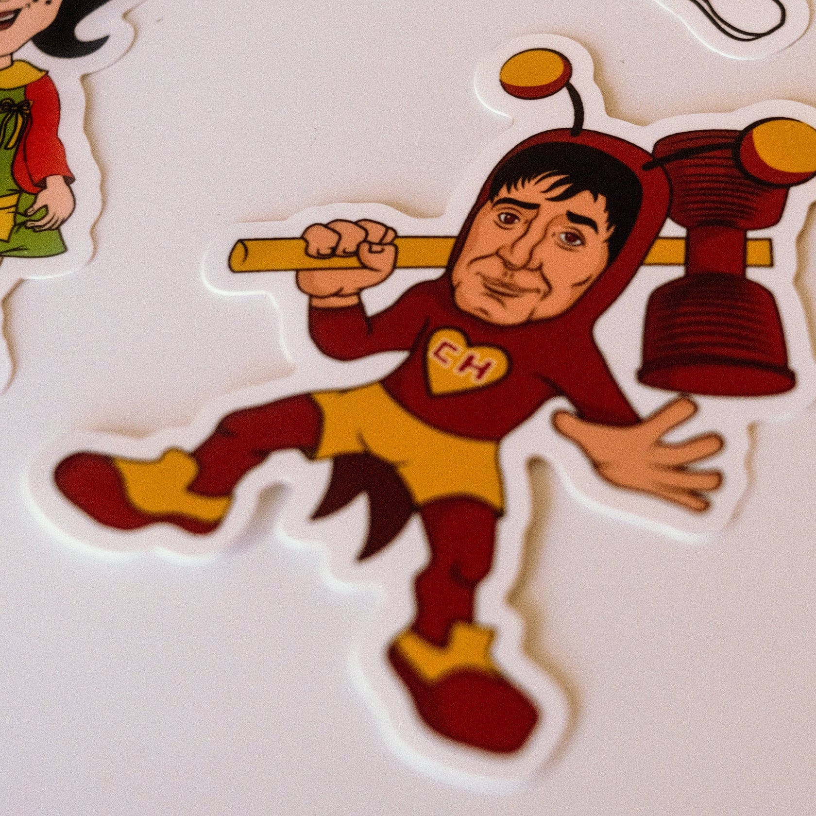 El Chapulin Colorado Sticker | Hand Drawn | Custom Design | the Pinchey ...