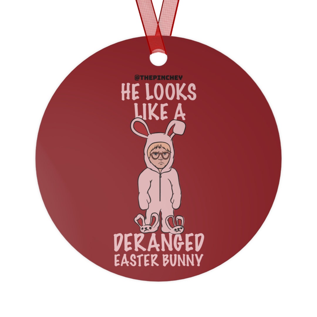 A Christmas Story Ornament: Deranged Easter Bunny, Movie Fan Gift - Etsy