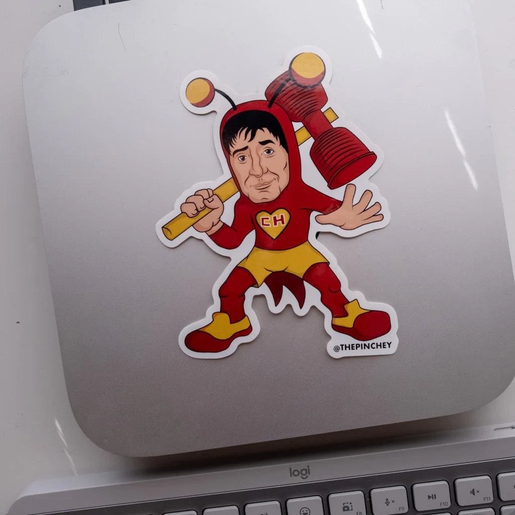 El Chapulin Colorado Sticker Hand Drawn Custom Design the Pinchey - Etsy