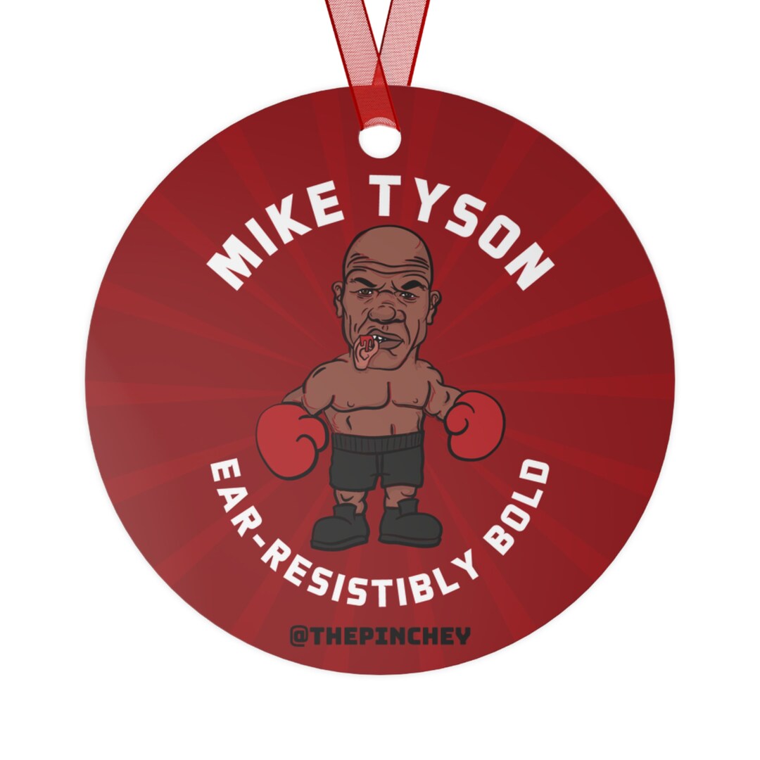 Mike Tyson's Christmas Ornament - Vintage Cartoon Hero for Christmas ...