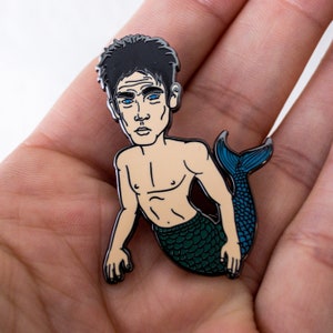 Zoolander Merman Enamel Pin | Hand Drawn | Custom Design | Zoolander ...