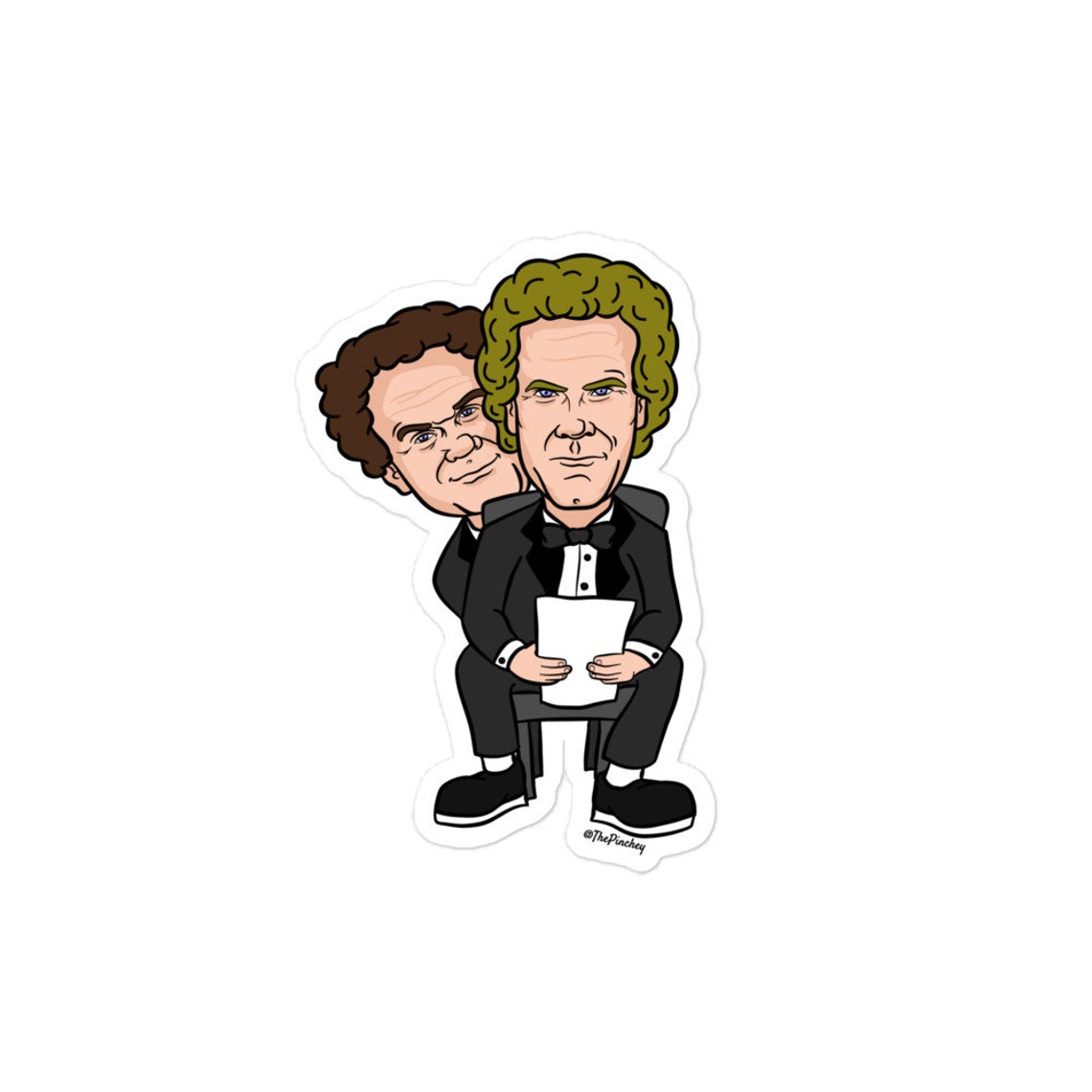 Step Brothers Job Interview Sticker Hand Drawn Custom - Etsy