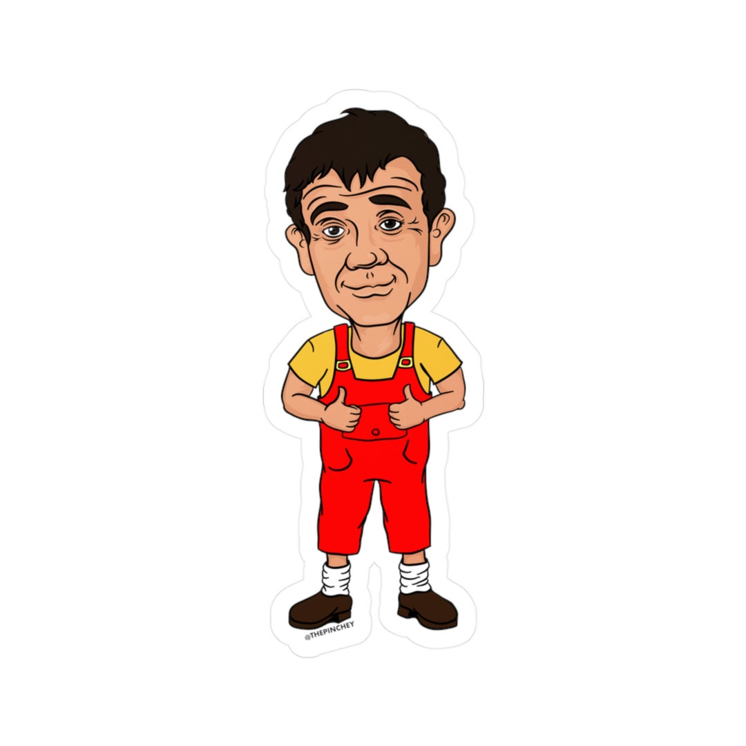 Chabelo Kiss-cut Vinyl Sticker | Hand Drawn | Custom Design | En ...