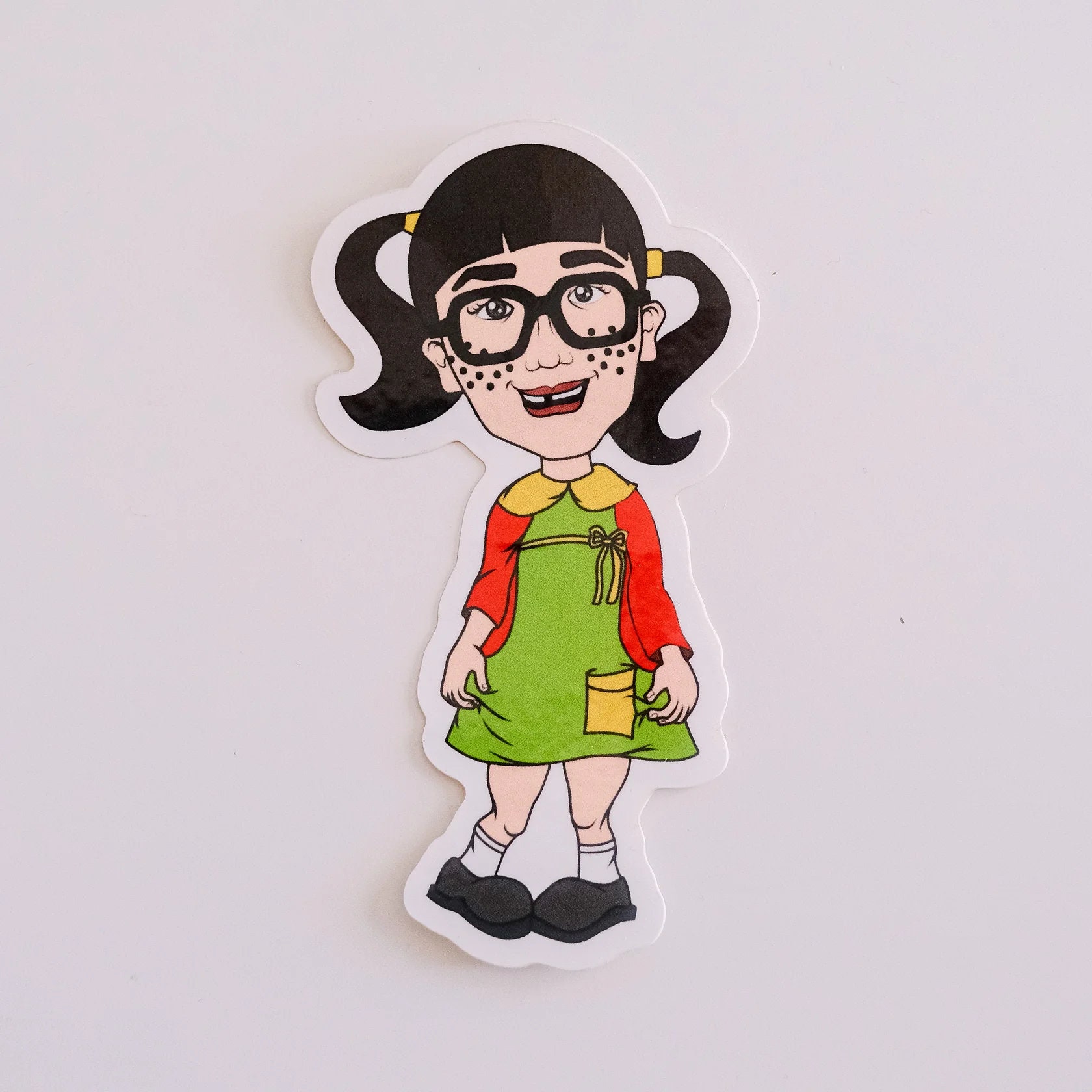 La Chilindrina Sticker | Hand Drawn | Custom Design | the Pinchey - Etsy