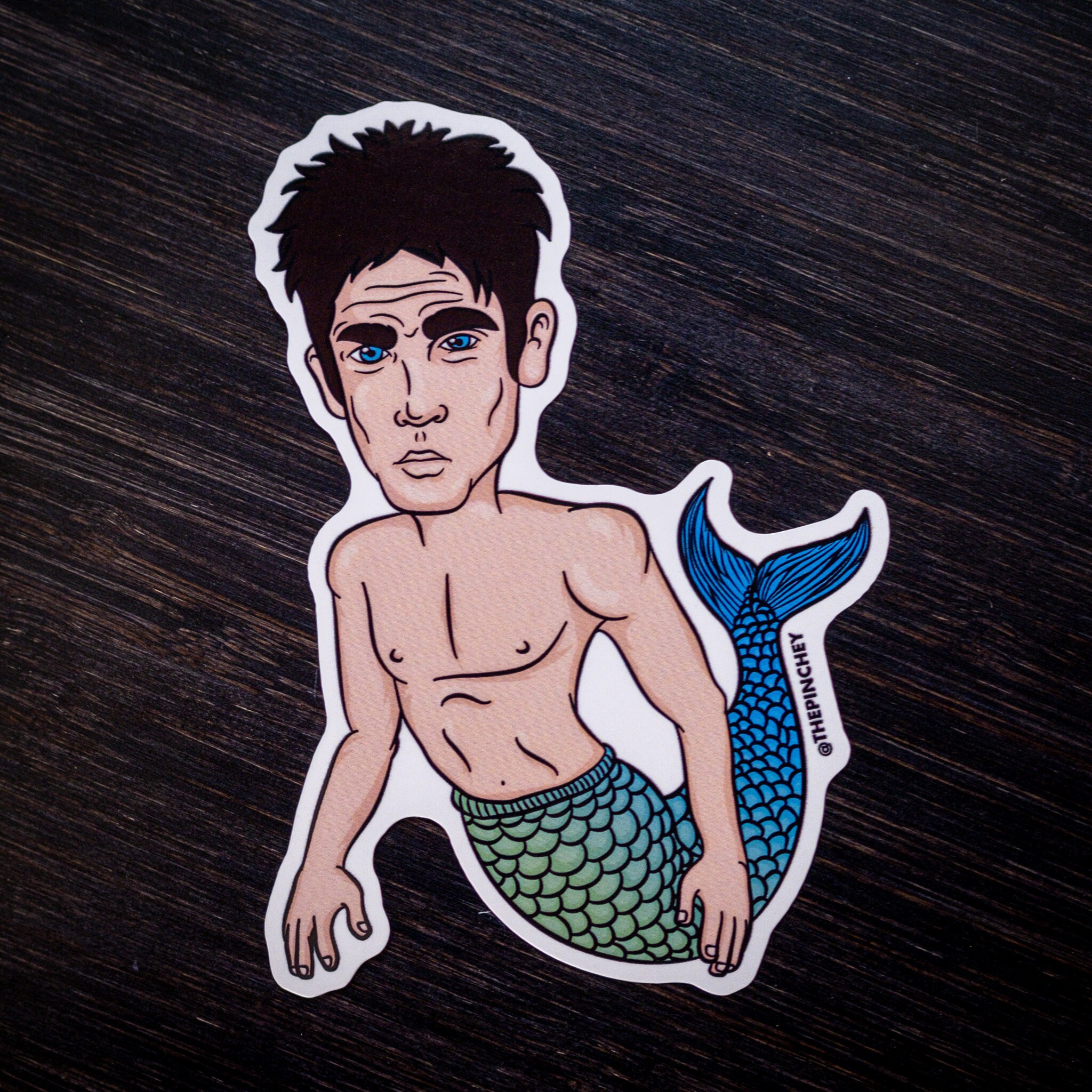 Zoolander Merman Sticker Hand Drawn Custom Design Zoolander Movie the ...