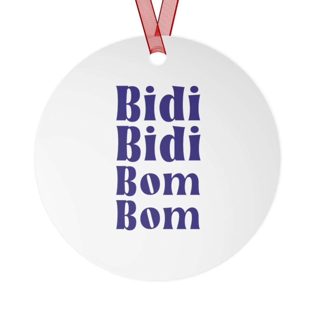 Selena's Bidi Bidi Bob Bom Christmas Metal Ornament - Etsy