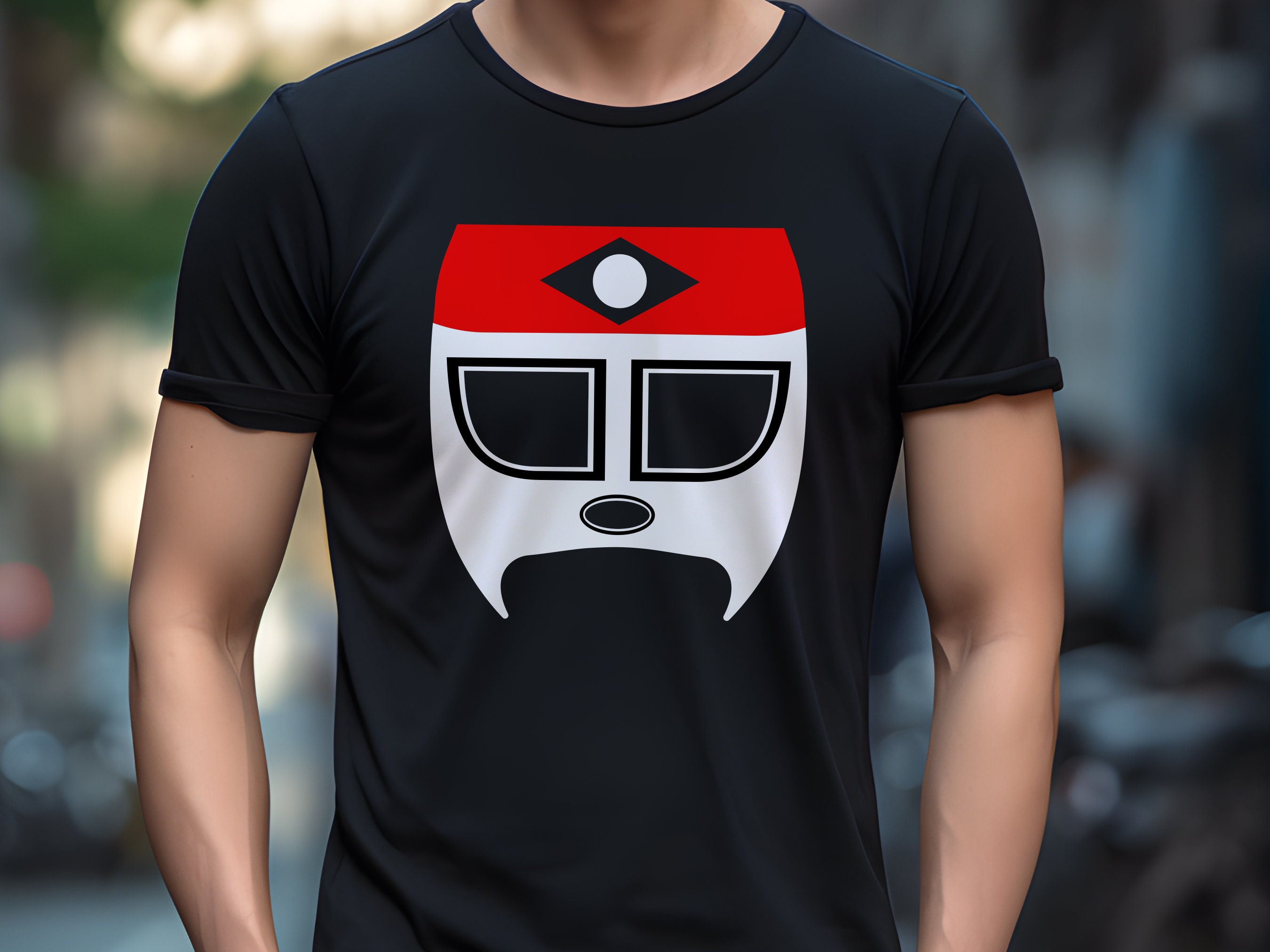 Octagon Mexican Wrestler Mask Tshirt Lucha Libre Graphic Tee - Etsy