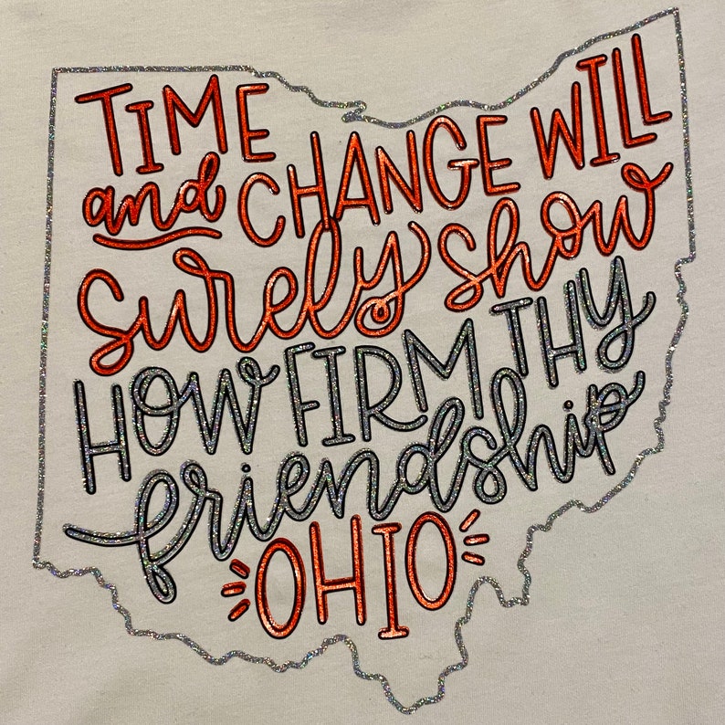 How Firm Thy Friendship SVG Cut File for Cricut Ohio State - Etsy