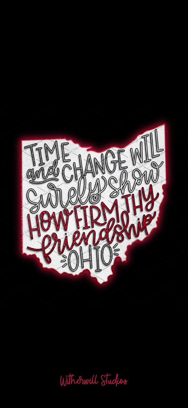 How Firm Thy Friendship SVG Cut File for Cricut Ohio State - Etsy