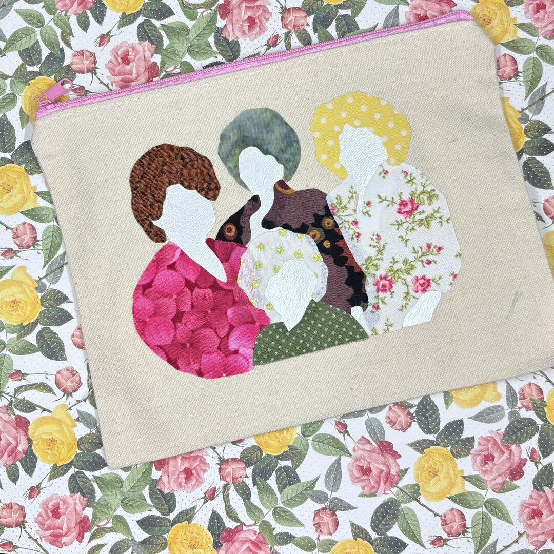 Golden Girls Canvas Pouch | Fabric-embellished Gg-inspired Pouch ...