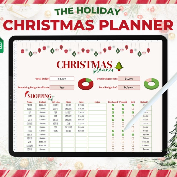 Christmas Planner - Etsy
