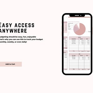Monthly Budget Template | Google Sheets Budget Spreadsheet | Expense ...