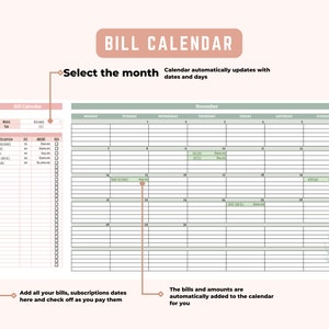 Budget Planner, Budget Template, Budget Spreadsheet, Budget Tracker ...