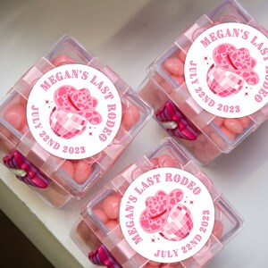 Personalised Hen Party Stickers, Last Rodeo Stickers, Hen Do Stickers ...