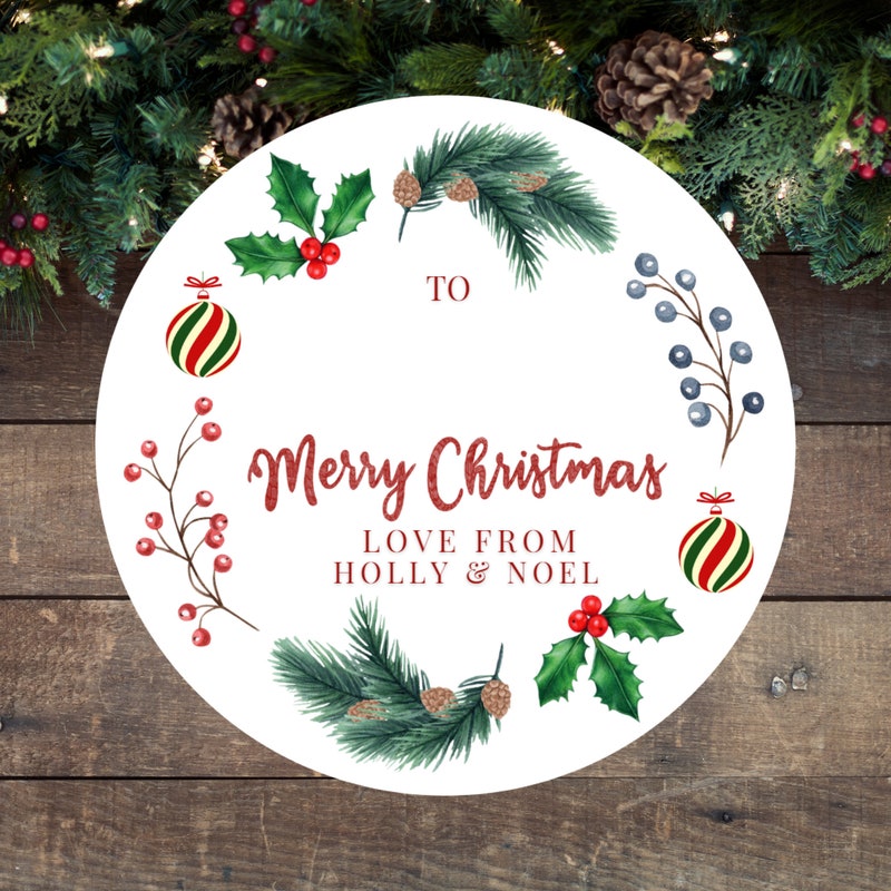 Christmas Labels - Etsy