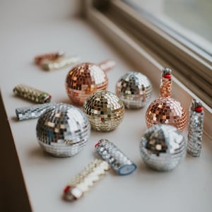 2” Gold Tabletop Disco Ball - Small Disco Ball, Table Centerpiece ...