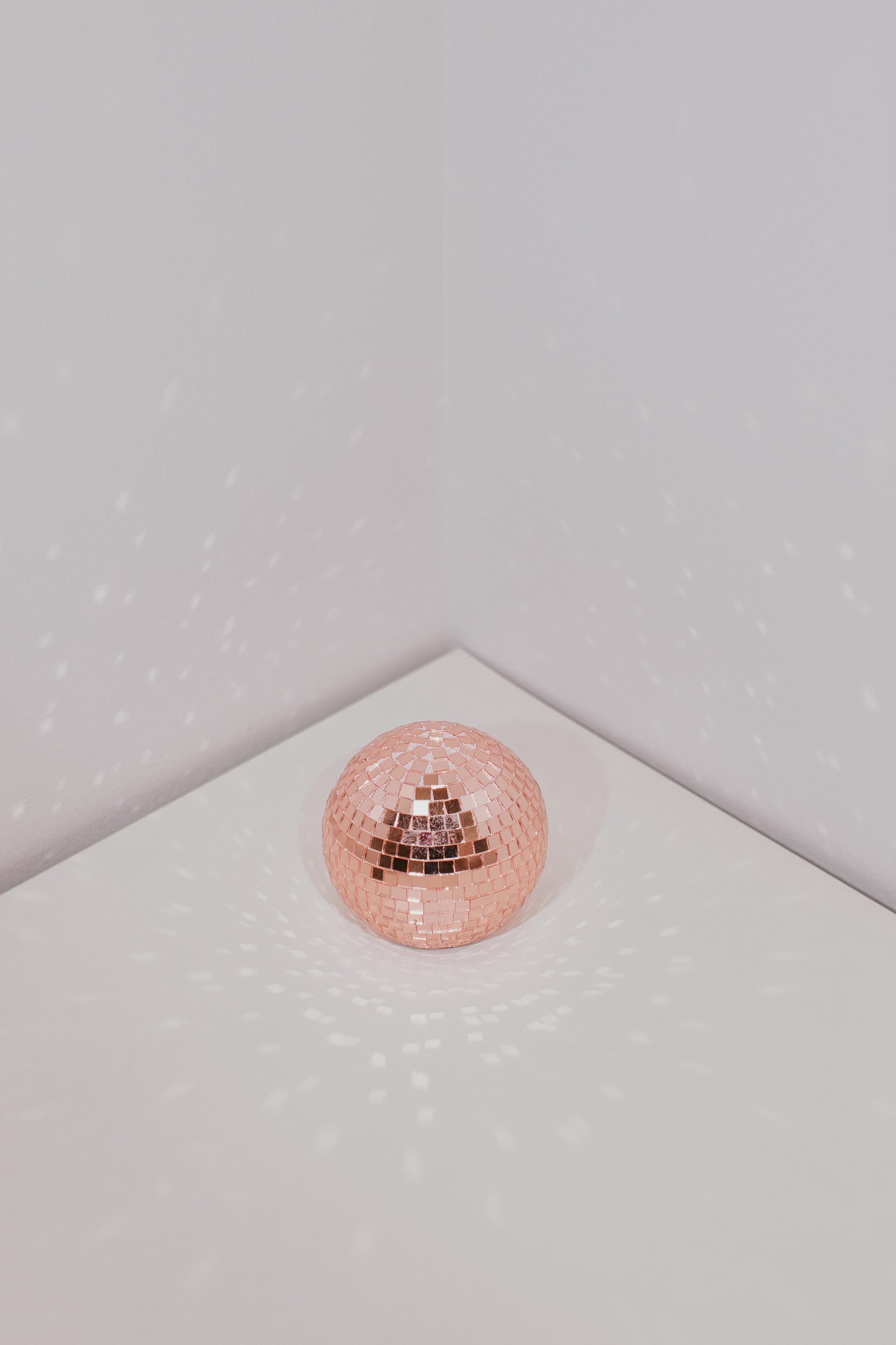 2 Pink Tabletop Disco Ball Small Disco Ball, Pink Disco Ball, Gift for ...