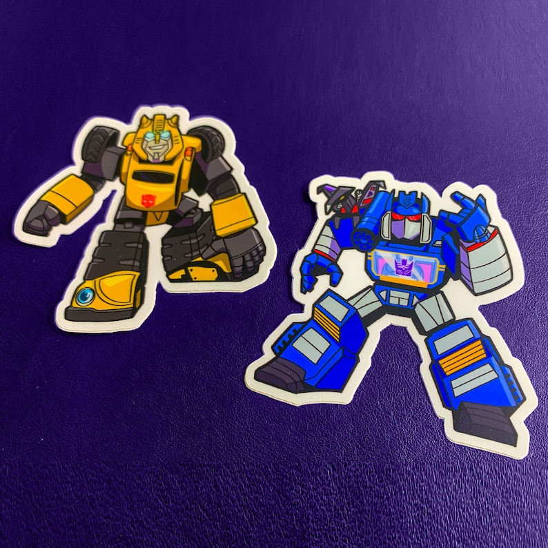 Transformers Bumblebee and Shockwave Autobot Decepticon Die Cut ...