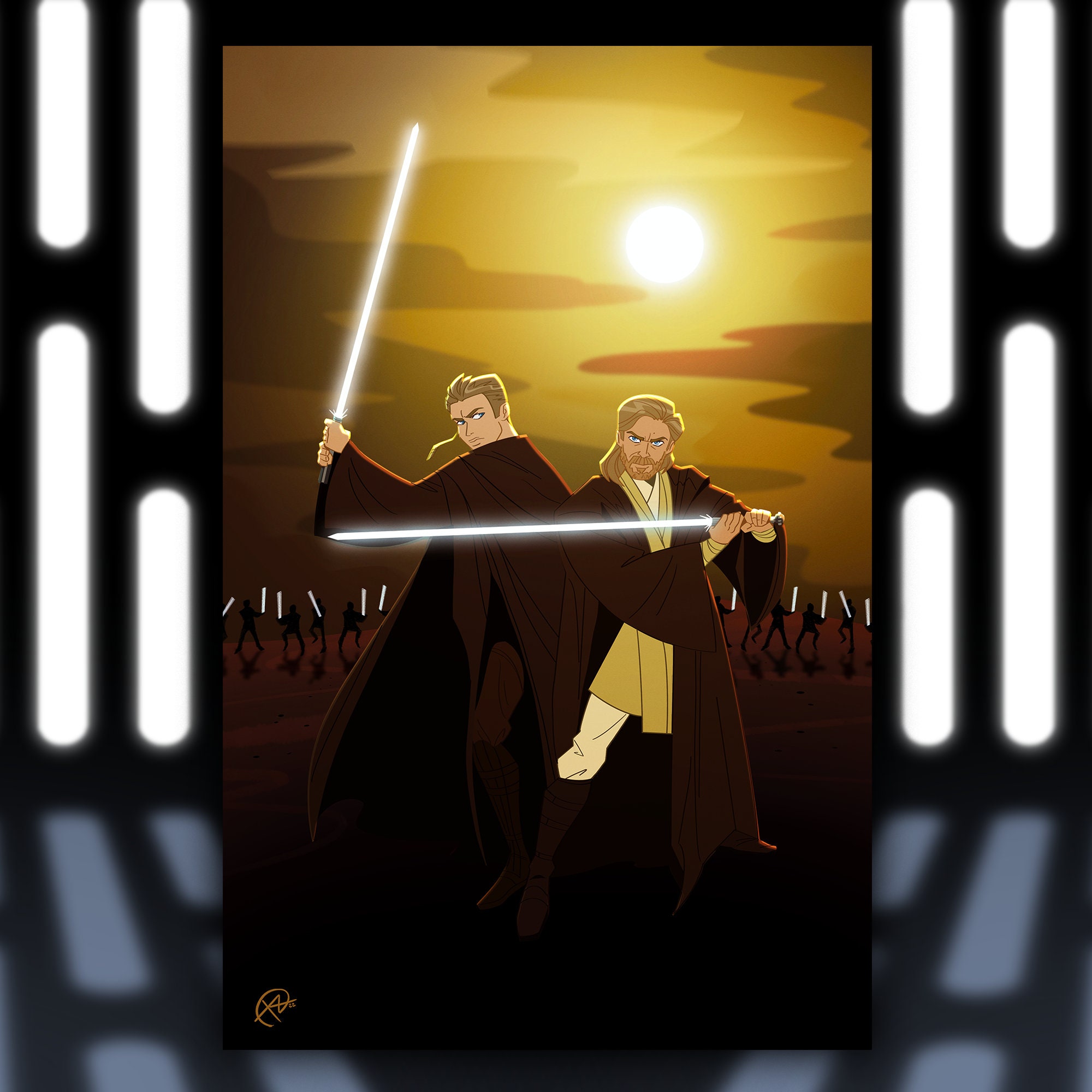 Star Wars Attack of the Clones Wall Decor 11x17 Art Print - Etsy