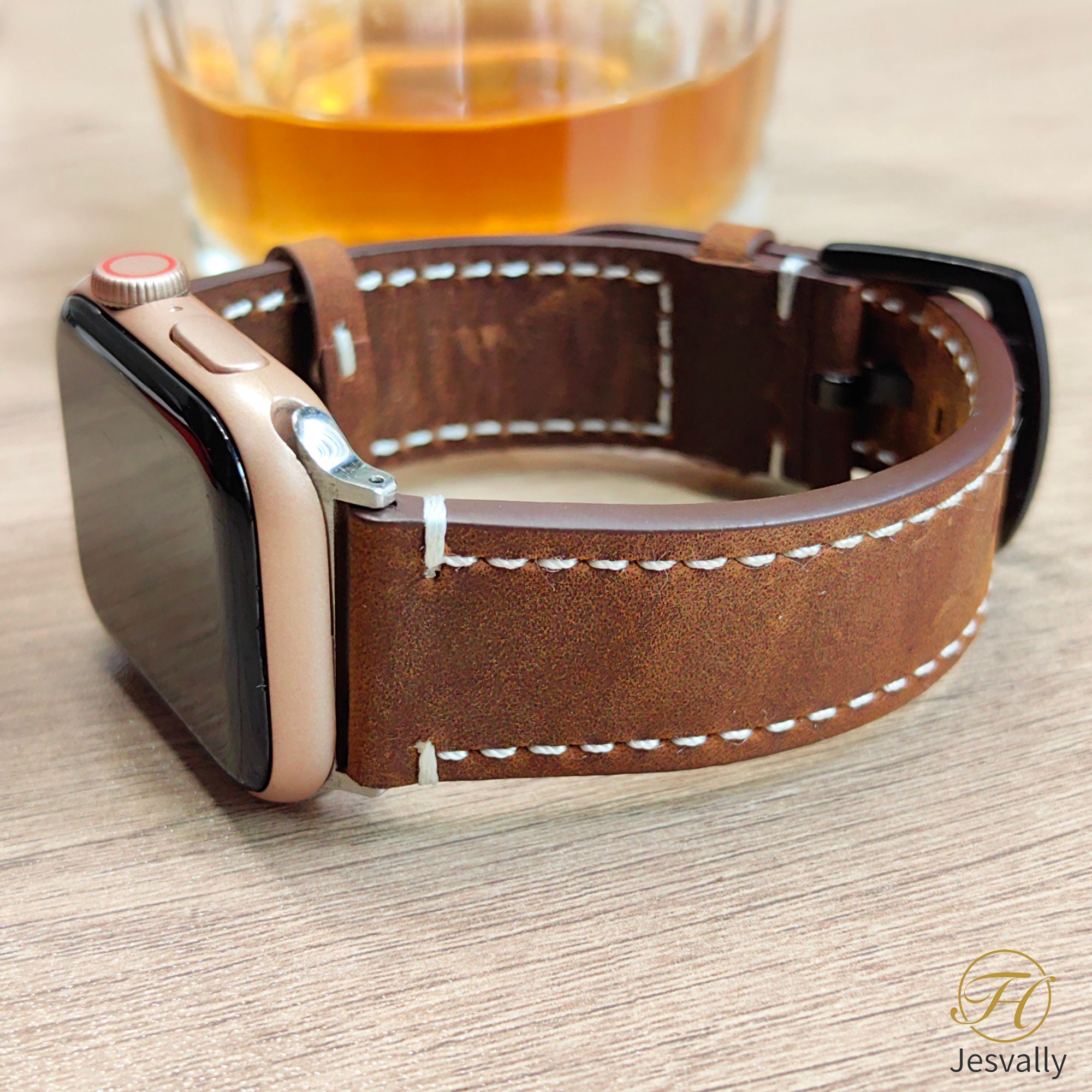 Long Lasting Crazy-horse Leather Apple Watch Bands,leather Watch Strap ...