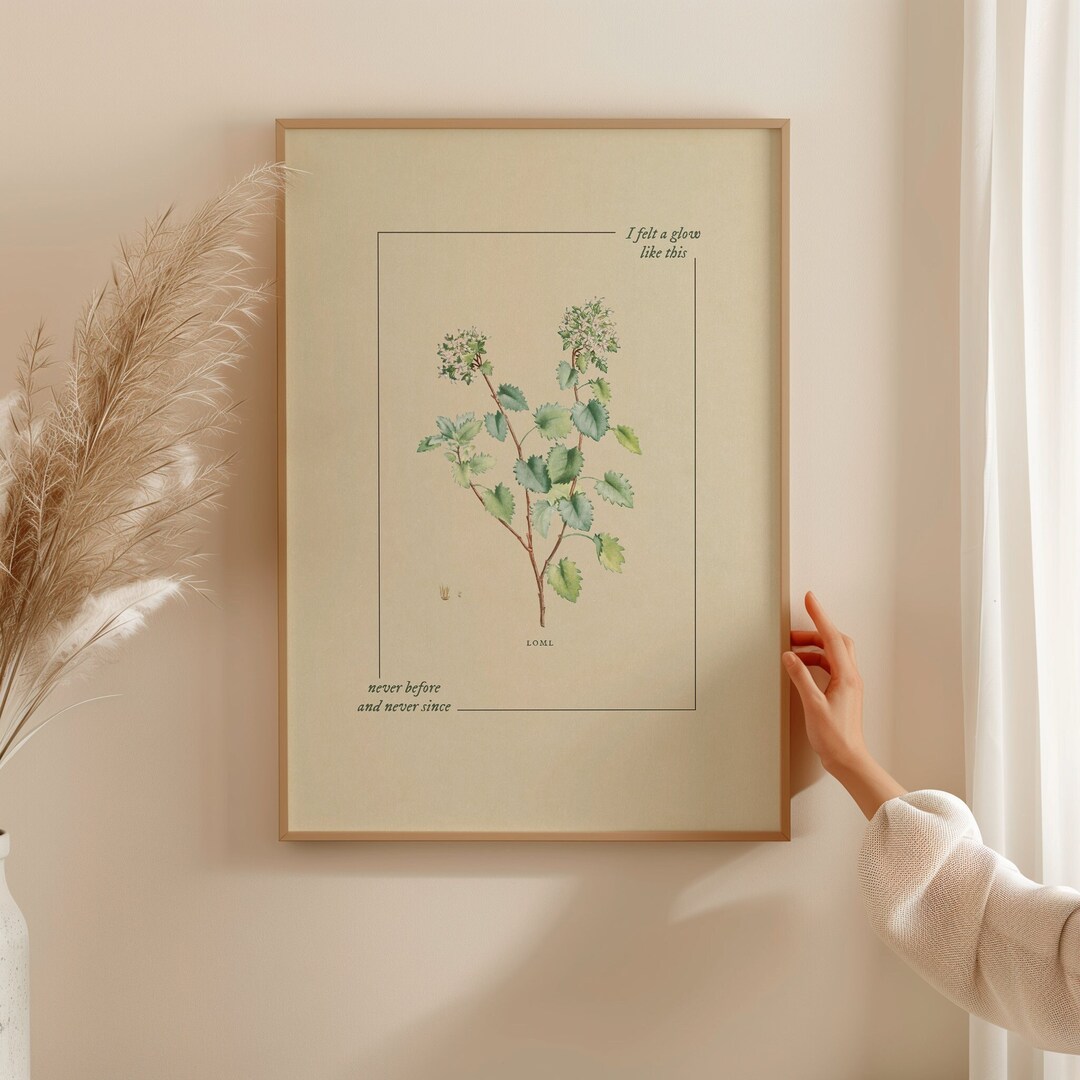 The Never Before and Never Since Vintage Floral Digital Print, Vintage ...