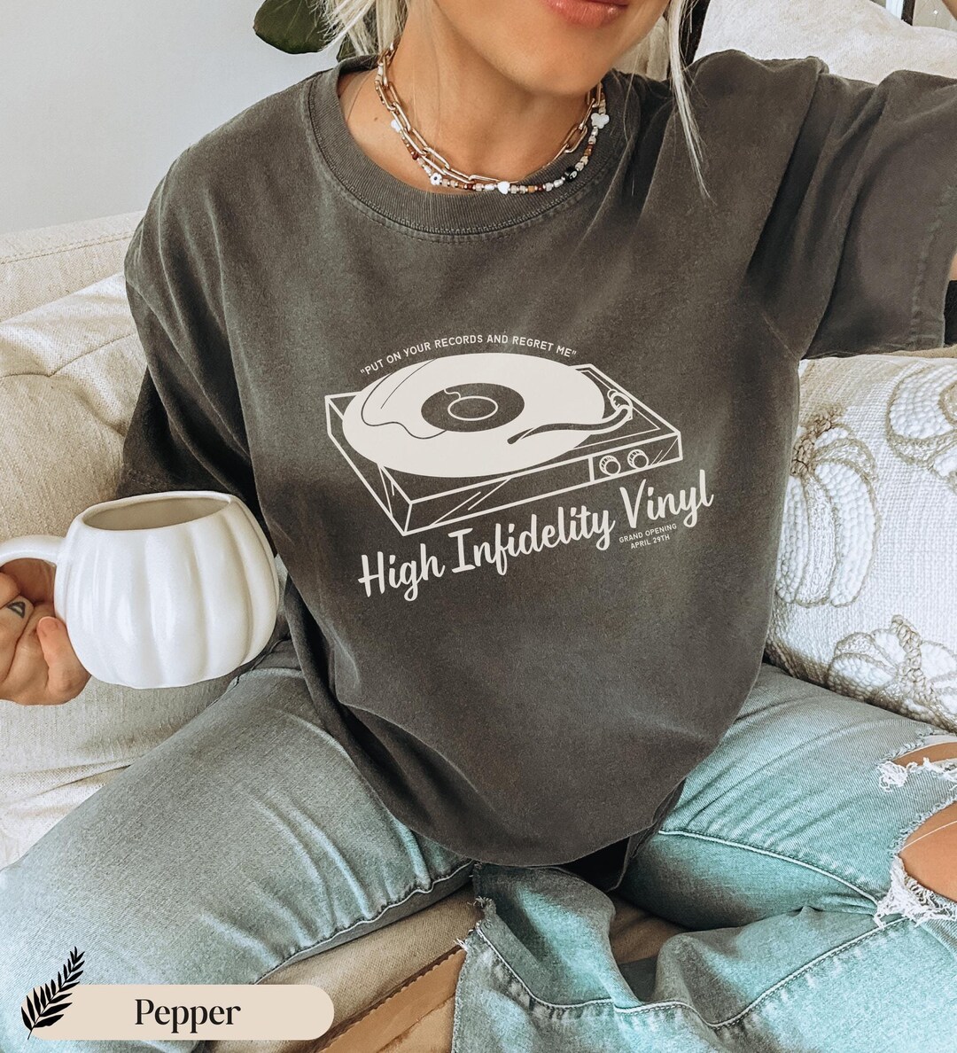 The April 29th Vinyl Comfort Colors Tee, Vinyl Record Store T-shirt ...