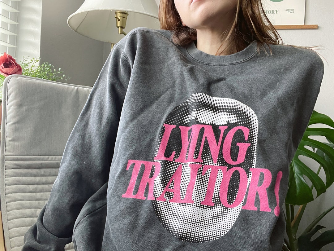 The Lying Traitor Comfort Colors Crewneck Sweatshirt - Etsy