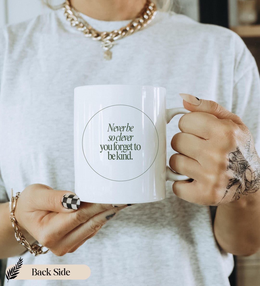 The Kind and Clever Marjorie Mug Inspirational Quote Mug Gift Be Kind ...