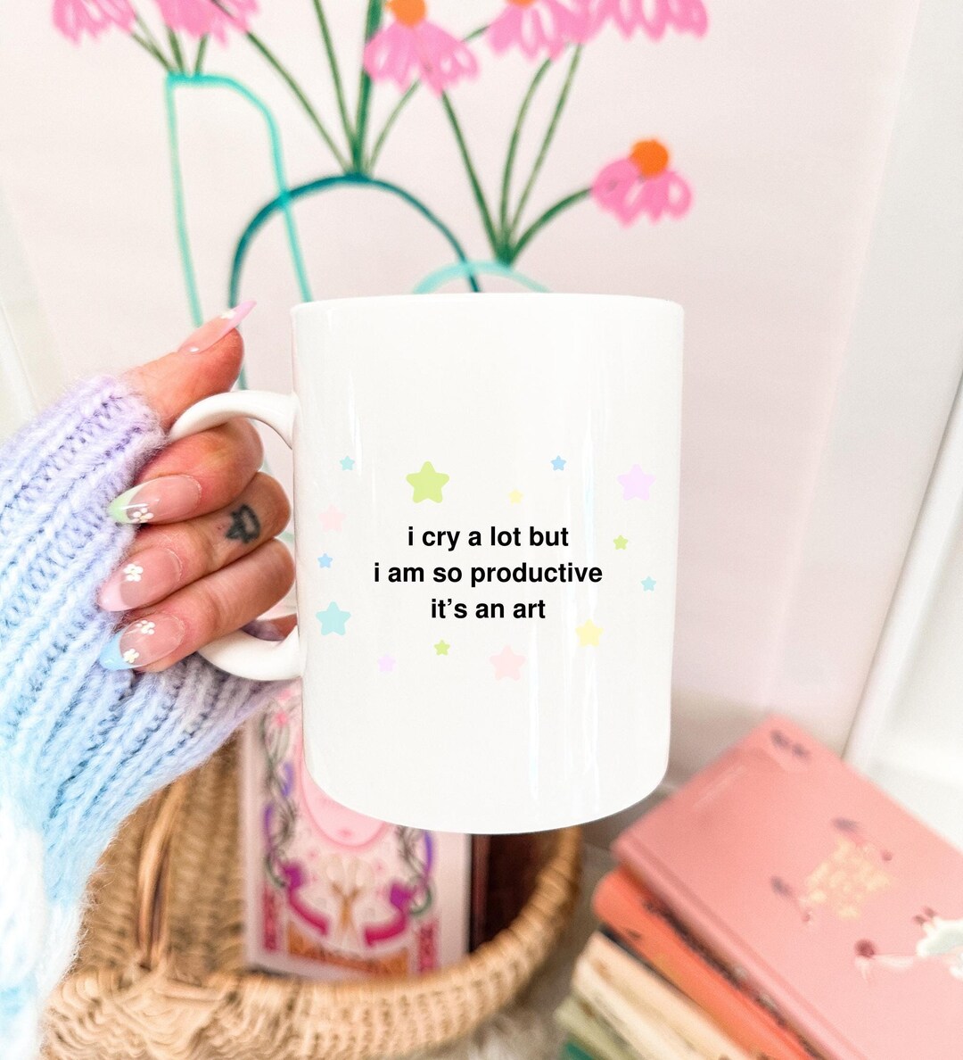 I Cry A Lot Mug Funny Coffee Cup Lyric Mug Gift 11 Oz Ceramic Mug With ...