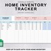 Home Inventory Tracker Google Sheets Inventory Tracker Home Inventory ...