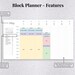 Block Schedule Planner Google Sheets Block Timetable 15 Minute Interval ...