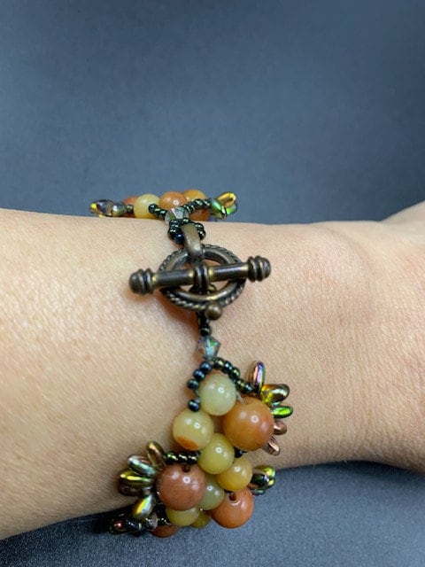 Guilin Chicken Blood Jade Bracelet - Etsy